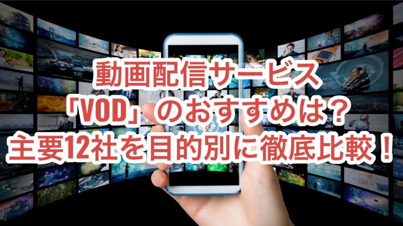 動画配信サービス【VOD】のおすすめは？主要12社を目的別に徹底比較！ | お前は笑うな。